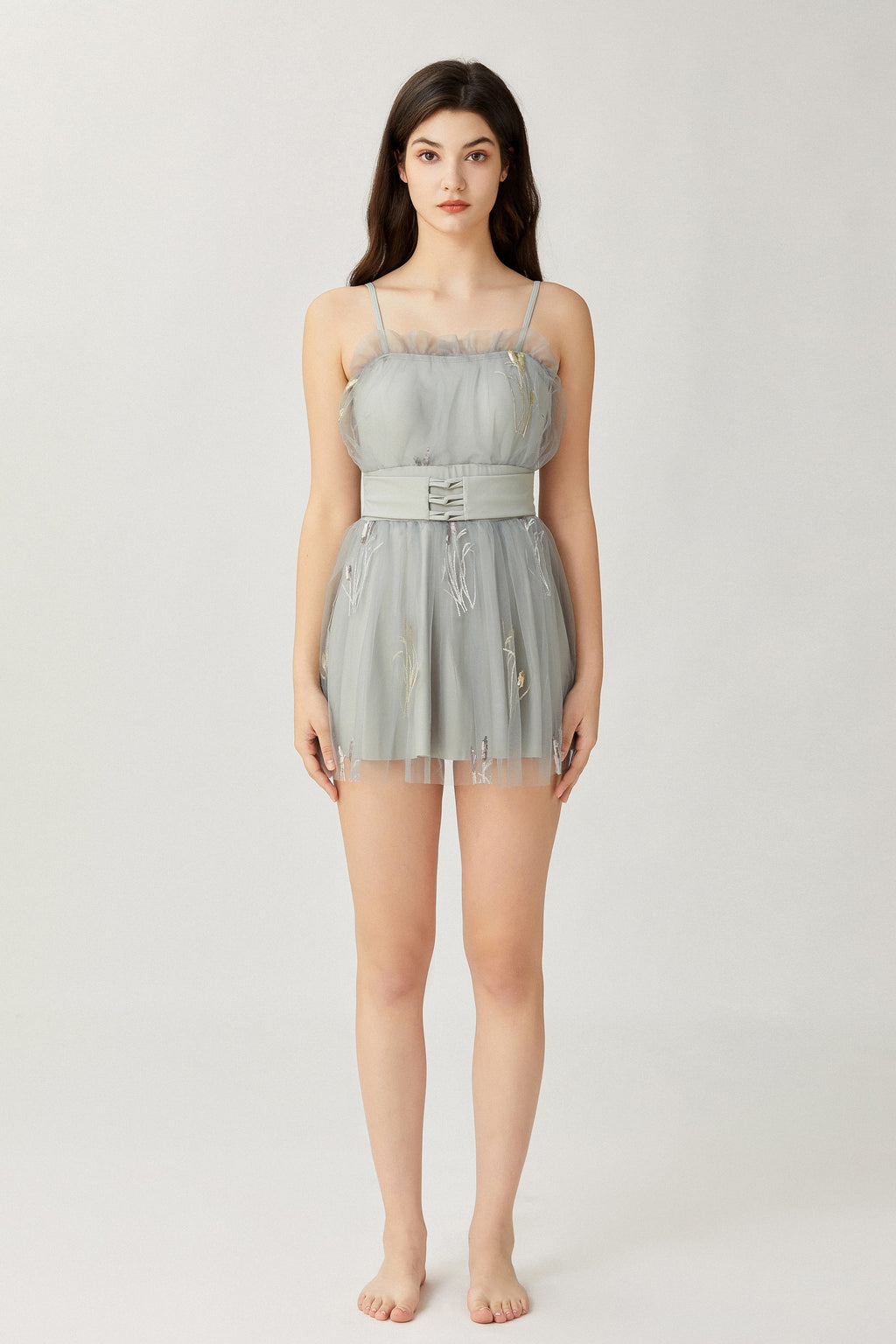 Sylphide | Valerie Lace Belt One-Piece Swimsuit – Fangyan